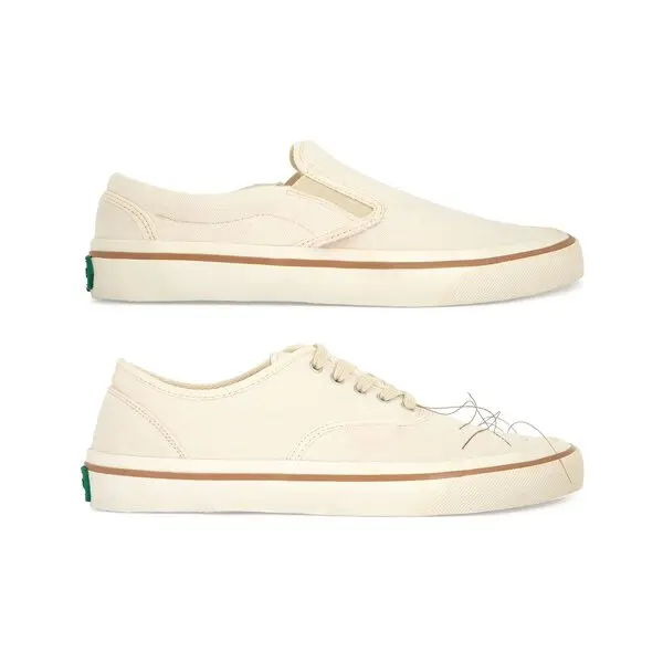 SPRINGA | UNIQUE VULCANIZED SNEAKERS ITALIAN HANDMADE Wrong Selvagedge Denim Beige Sneakers