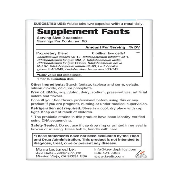 KYOLIC Kyo-dophilus Multi 9 Probiotic