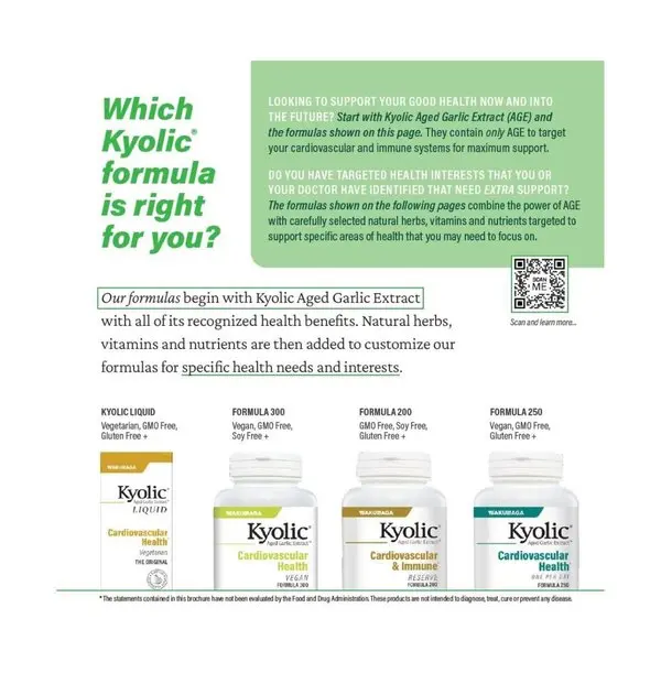 KYOLIC Aged Garlic Extract Formula 300