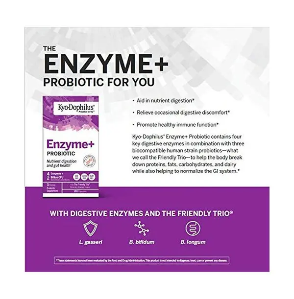KYOLIC Kyo-dophilus Enzymes+ Probiotic