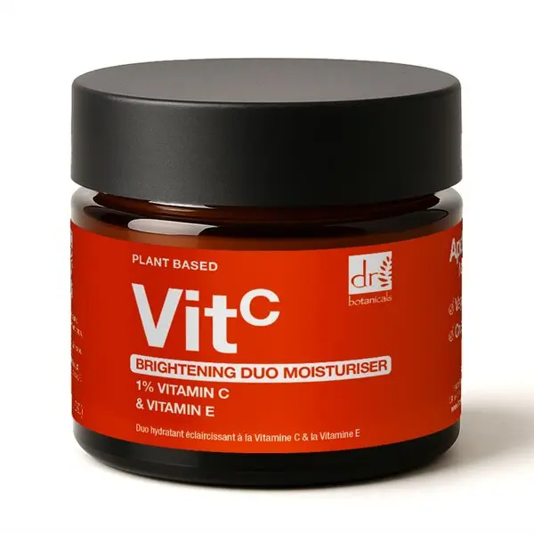 DR. BOTANICALS Brightening Duo Moisturiser With 1 Percentage Vitamin C And Vitamin E 60milliliter