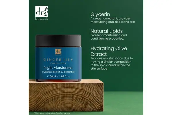 DR. BOTANICALS Gingerlily Night Moisturiser 50milliliter