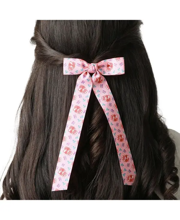 HELLO KITTY And Friends 7-piece Long Hair Bow Set