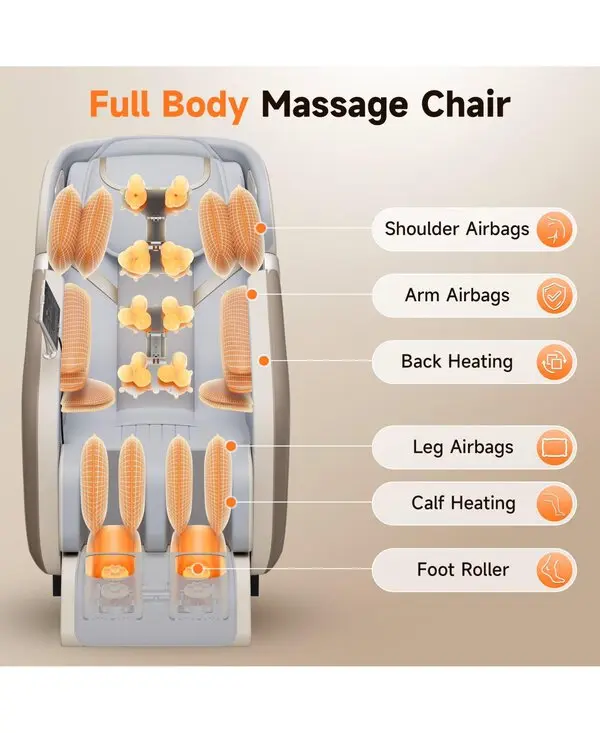 FED FITNESS 4d Massage Chair With Zero Gravity