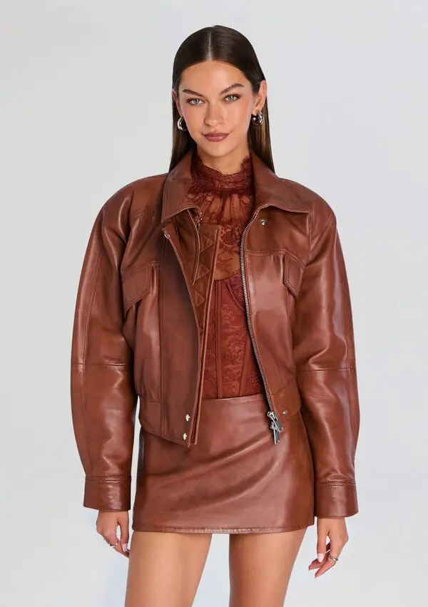 Retrofete Lykke Leather Jacket
