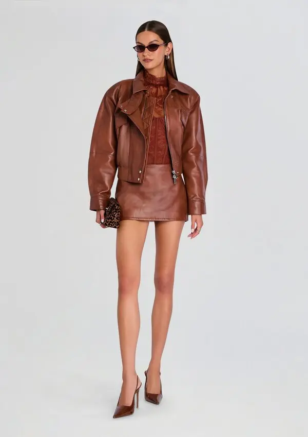 Retrofete Lykke Leather Jacket
