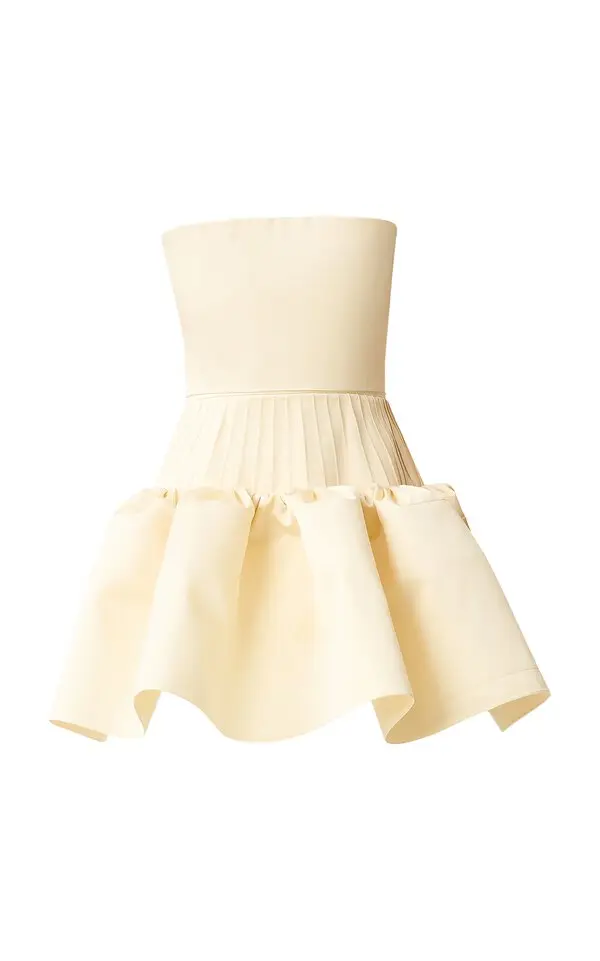 JUOZAS STATKEVICIUS Satin Corset Mini Dress