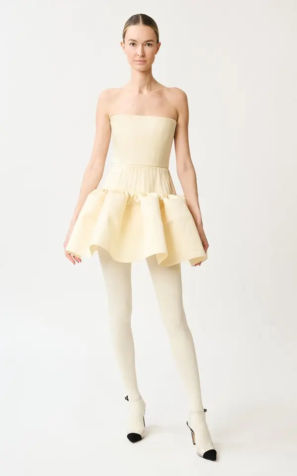 JUOZAS STATKEVICIUS Satin Corset Mini Dress