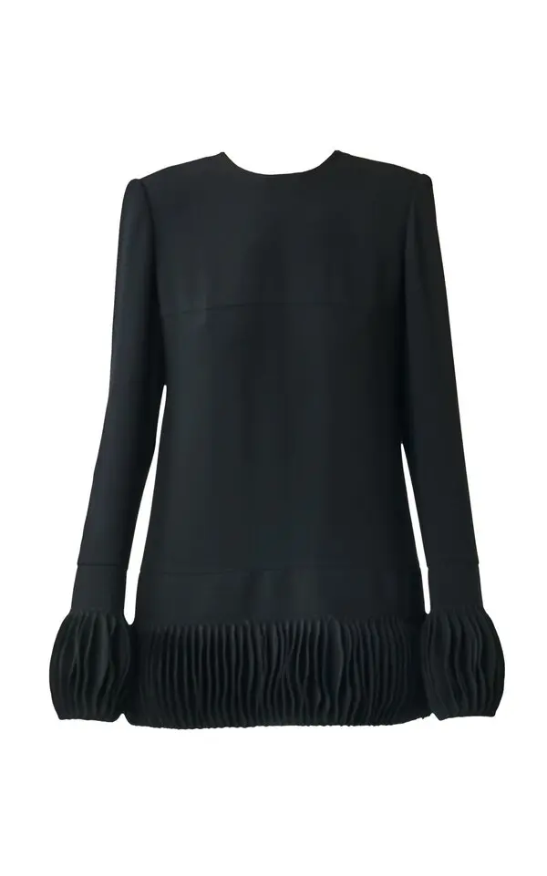 JUOZAS STATKEVICIUS Long-sleeve Crepe Mini Dress