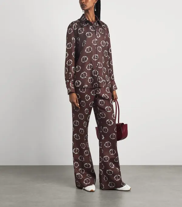 Sandro Floral Trousers