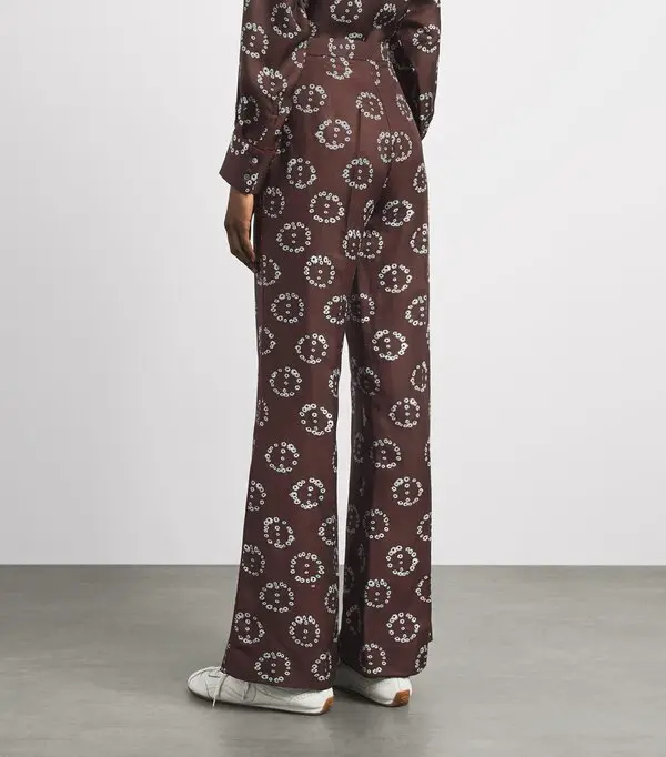 Sandro Floral Trousers