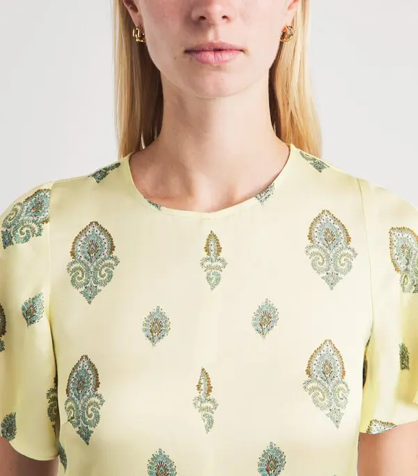 Sandro Paisley Print Maxi Dress