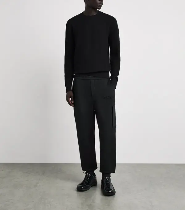 Moncler Cotton Logo Sweatpants