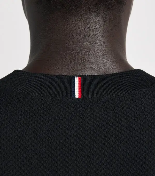 Moncler Cotton Textured Knit Sweater