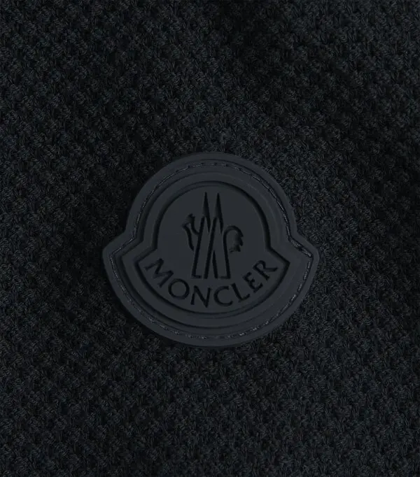 Moncler Cotton Textured Knit Sweater