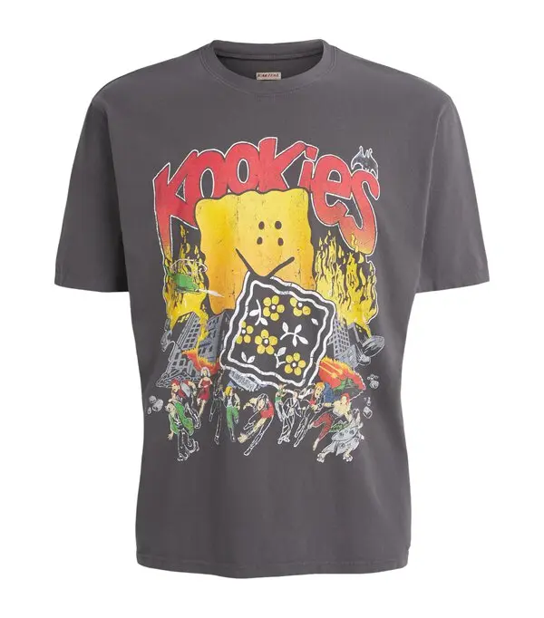 Kapital Cotton Buster Peckish Bowy T-shirt - Blue