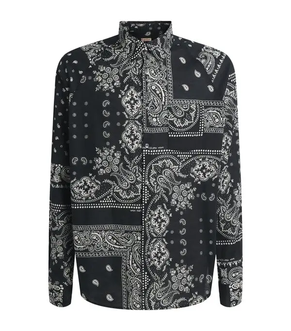 Kapital Cotton Paisley Bandana Patchwork Shirt