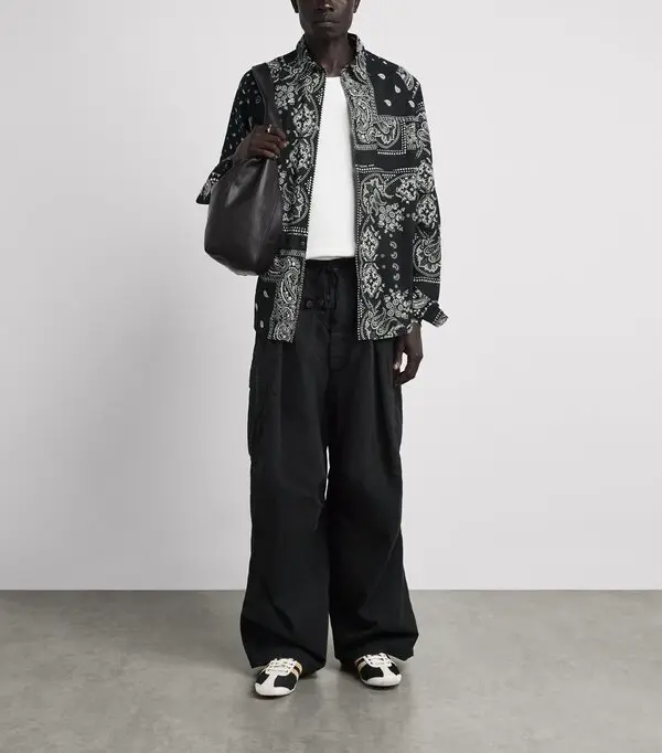 Kapital Cotton Paisley Bandana Patchwork Shirt
