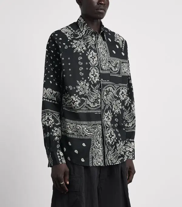 Kapital Cotton Paisley Bandana Patchwork Shirt