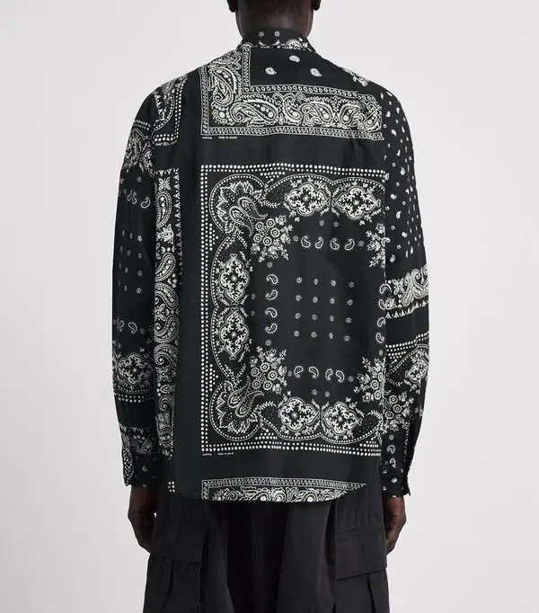 Kapital Cotton Paisley Bandana Patchwork Shirt