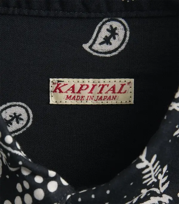 Kapital Cotton Paisley Bandana Patchwork Shirt