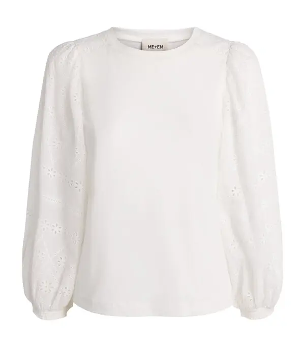 ME+EM Broderie Anglaise Blouse