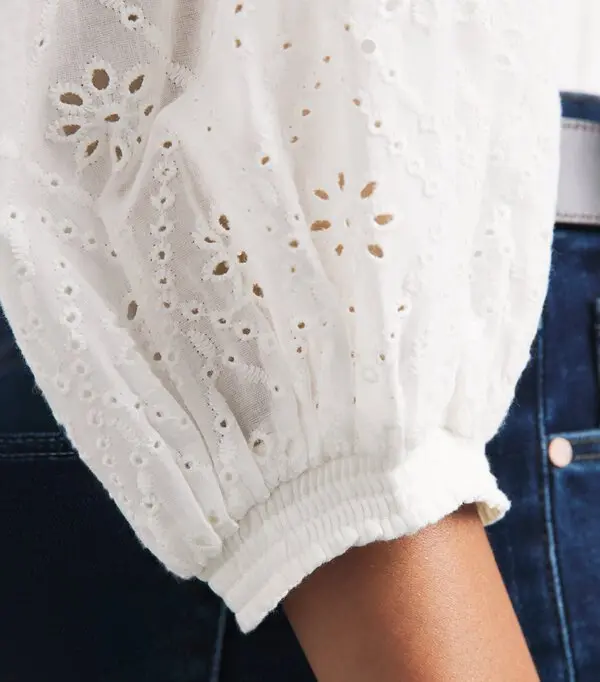 ME+EM Broderie Anglaise Blouse