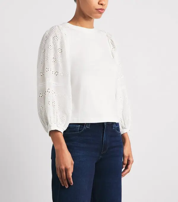 ME+EM Broderie Anglaise Blouse