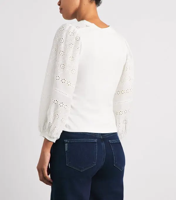 ME+EM Broderie Anglaise Blouse