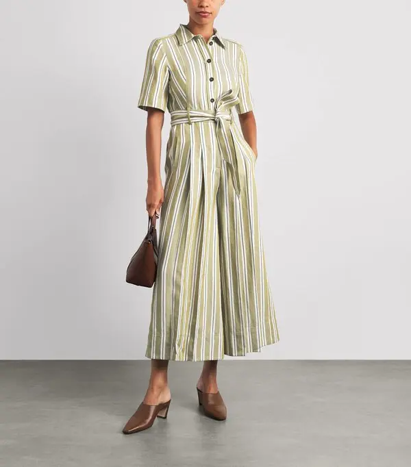 ME+EM Stripe Wide-leg Jumpsuit