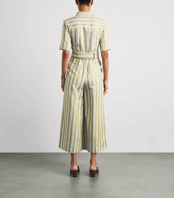 ME+EM Stripe Wide-leg Jumpsuit