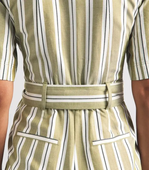 ME+EM Stripe Wide-leg Jumpsuit