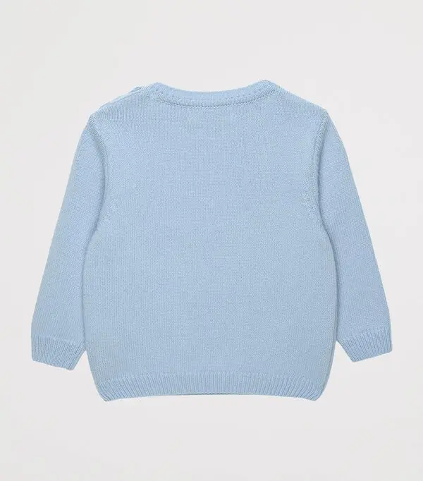 Trotters Knitted Duck And Bunny Sweater