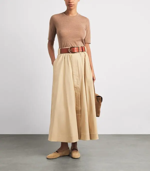 ME+EM Belted Maxi Skirt