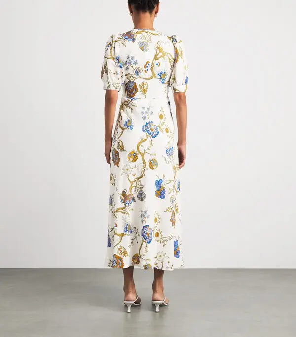 ME+EM Floral Print Maxi Dress
