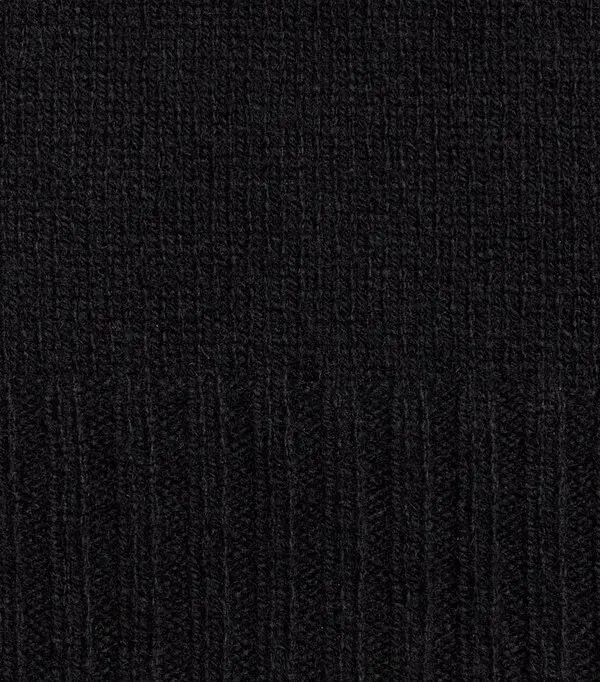 Vince Wool-cashmere Short Sleeve Sweater - Black