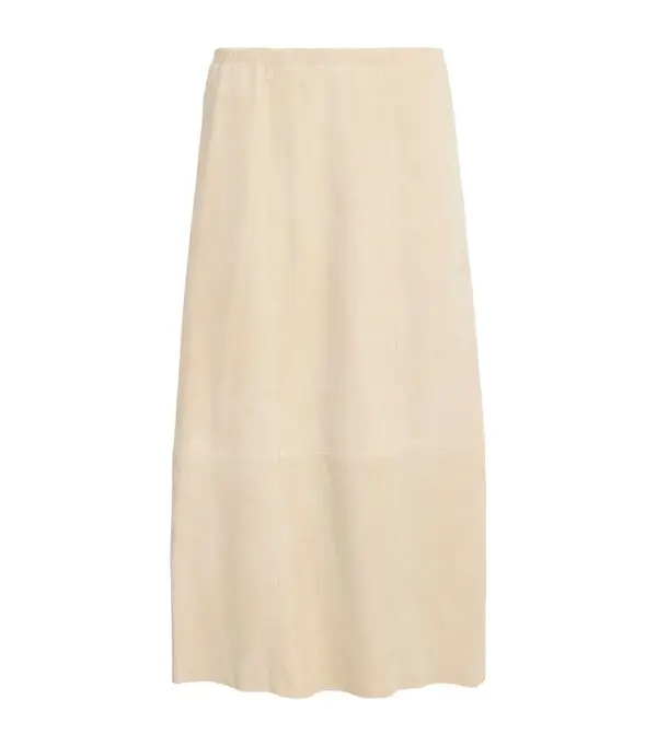 Vince Suede Midi Skirt