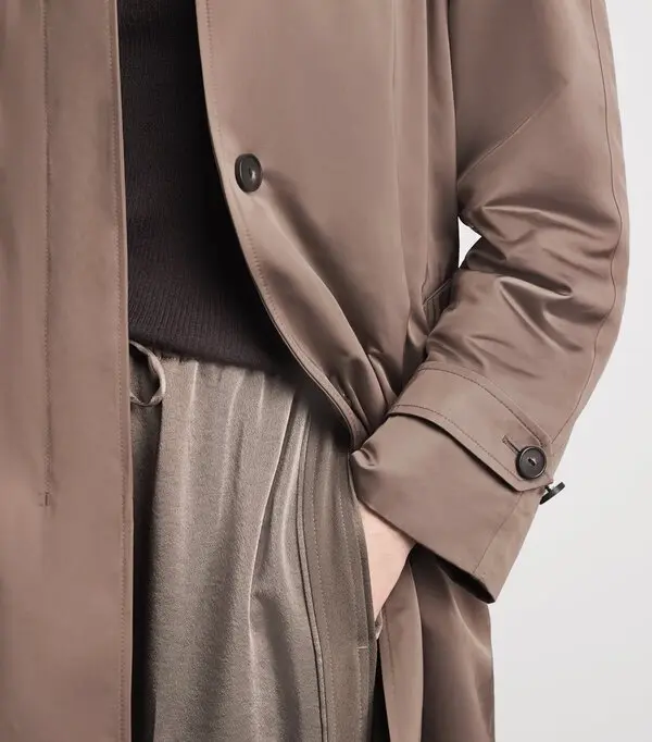 Vince Satin Trench Coat