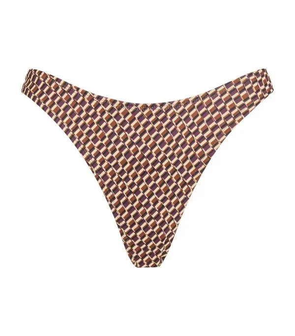 AWAY THAT DAY Maui Bikini Bottoms - Brown