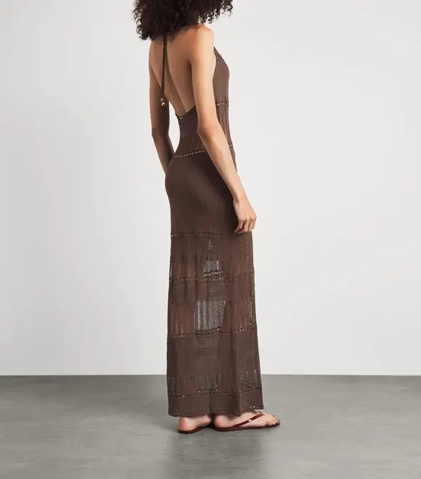 AWAY THAT DAY Crochet Zanzibar Maxi Dress