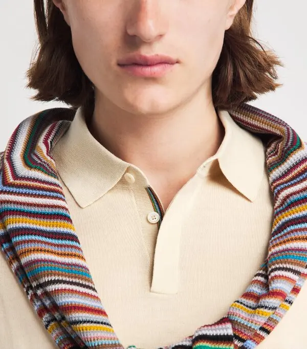 Paul Smith Merino Wool Polo Shirt