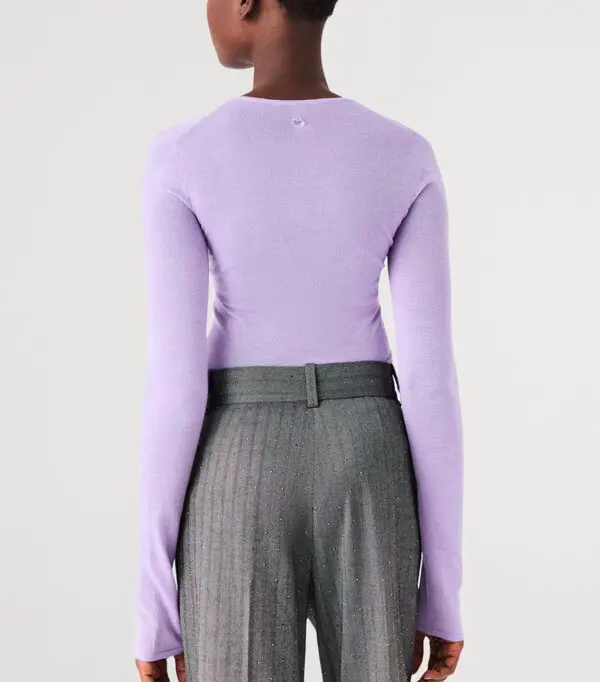 Maje Wool Crew-neck Sweater
