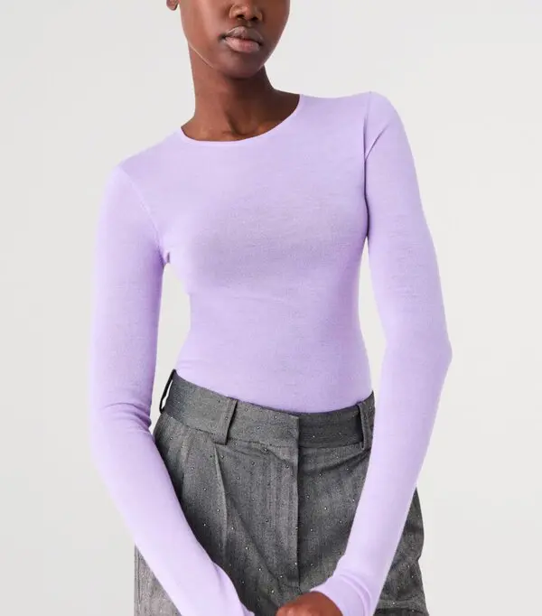 Maje Wool Crew-neck Sweater