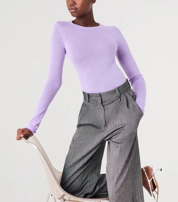 Maje Wool Crew-neck Sweater
