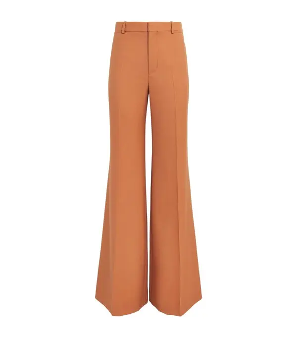 Chloé Wool Flared Trousers