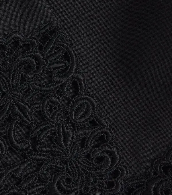 Chloé Wool Lace-embroidered Jacket