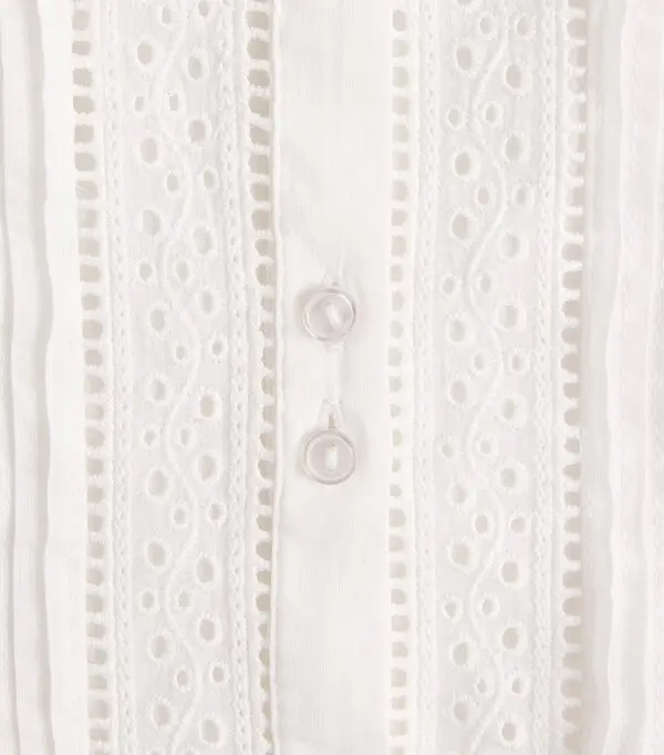 ME+EM Cotton Broderie Anglaise Blouse