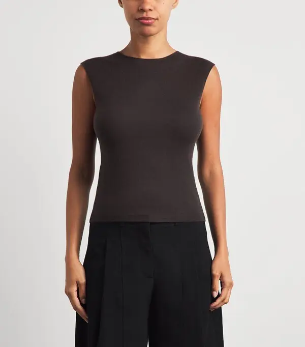 ME+EM Cashmere-blend Sweater Vest