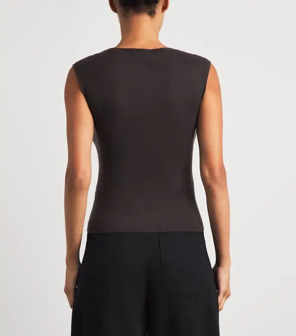 ME+EM Cashmere-blend Sweater Vest