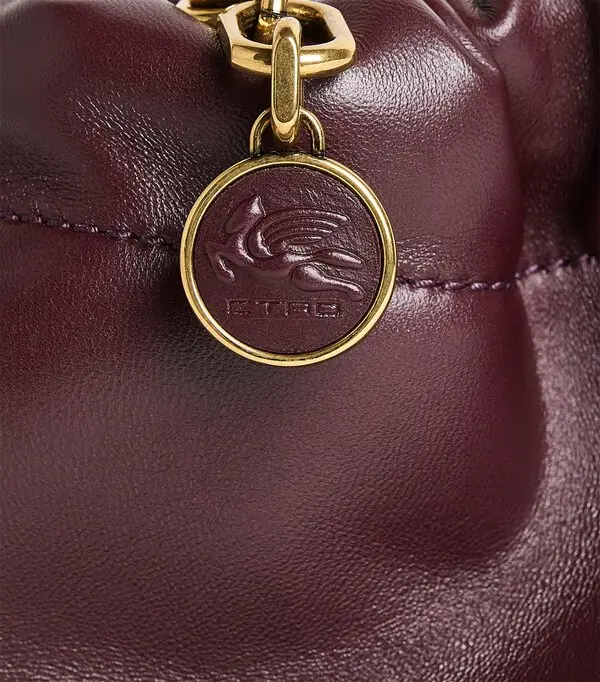 Etro Small Leather Vela Blossom Shoulder Bag